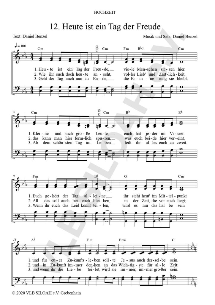 Heute ist ein Tag der Freude – VLB SILOAH e.V.